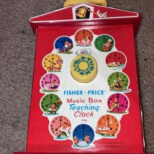 Mattel | Toys | Fisher Price Music Box Teaching Clock | Poshmark